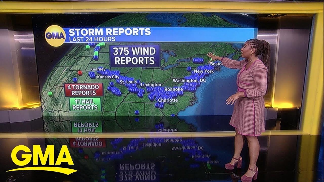 Violent summer storms from the Great Plains to East Coast | GMA - The ...