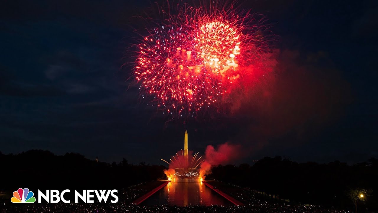 Watch: Fireworks light up the nation's sky on July 4 - The Global Herald