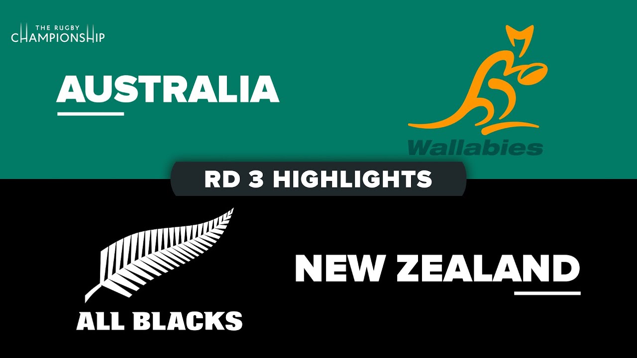 The Rugby Championship 2023 - Australia v New Zealand - Rd 3 Highlights ...