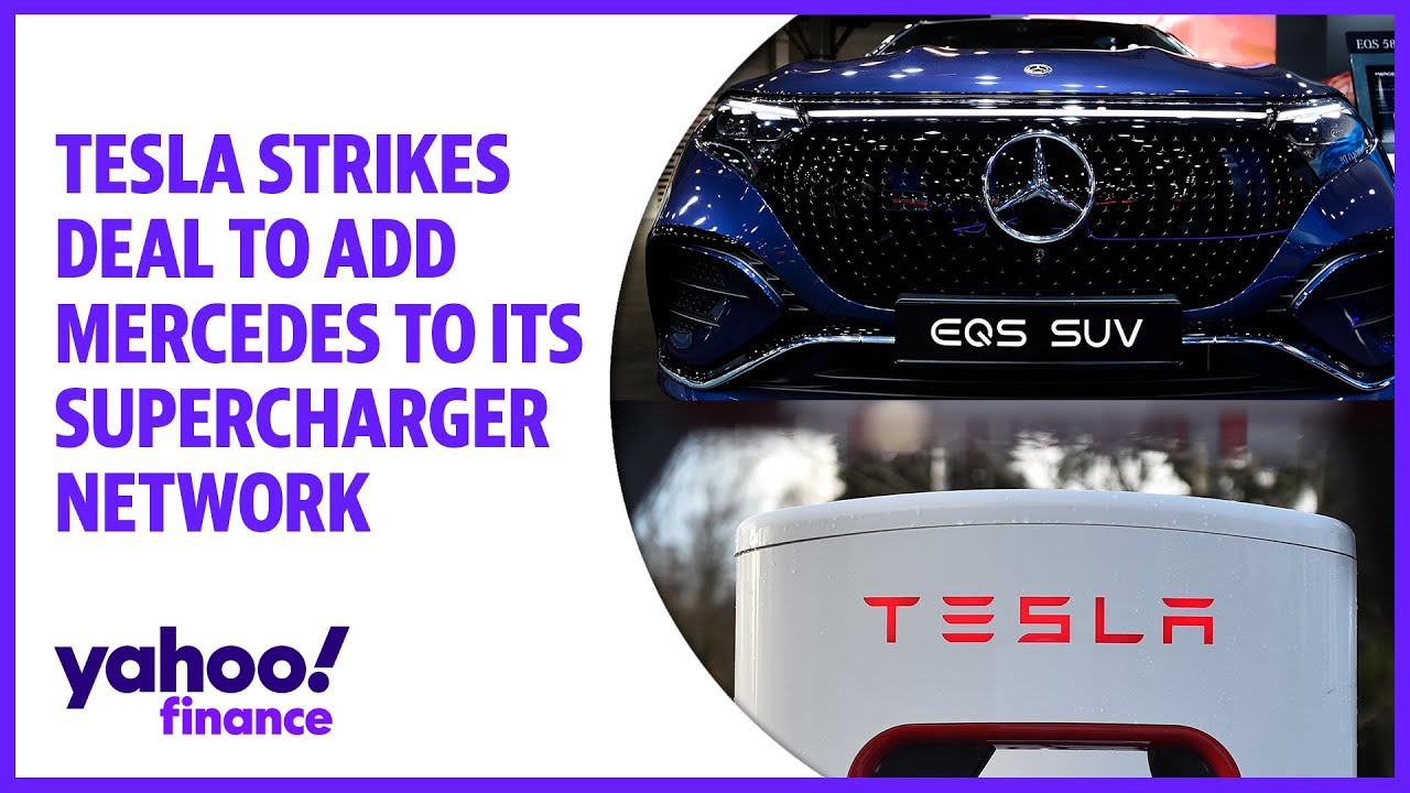Tesla strikes deal to add Mercedes to its supercharger network - The ...