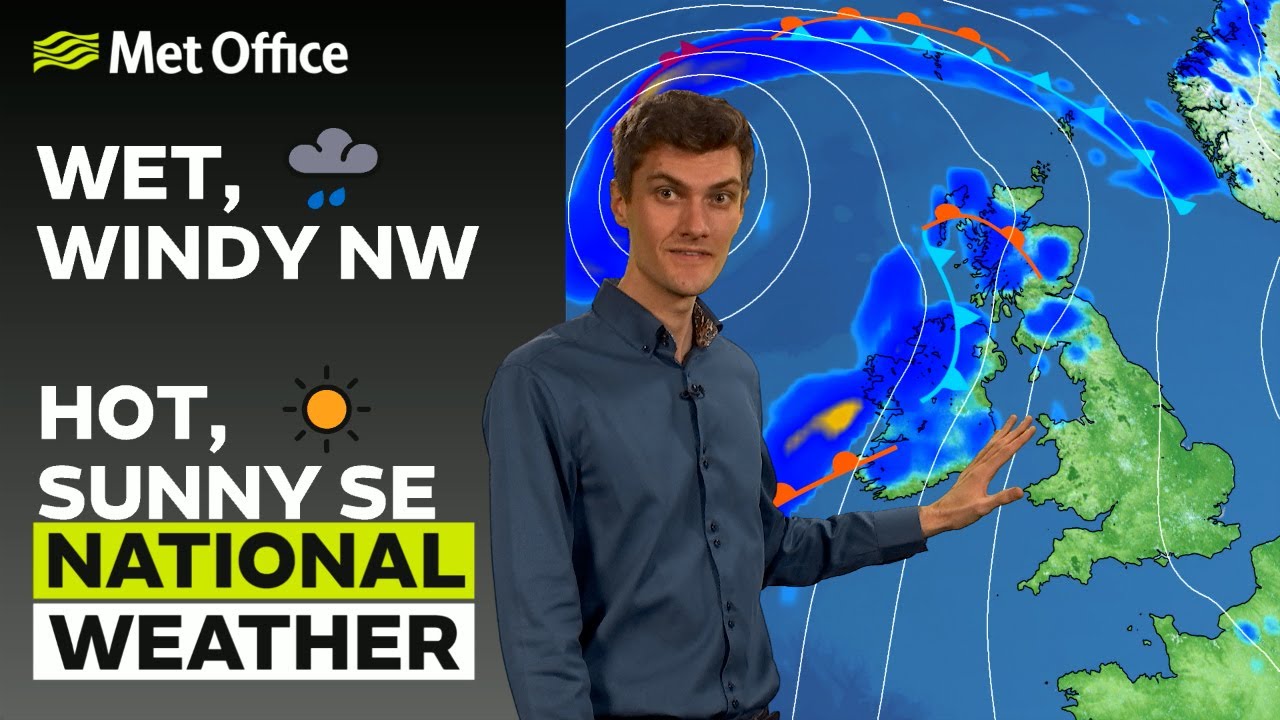 06/07/23 – Strong Winds and Showers – Evening Weather Forecast UK – Met ...