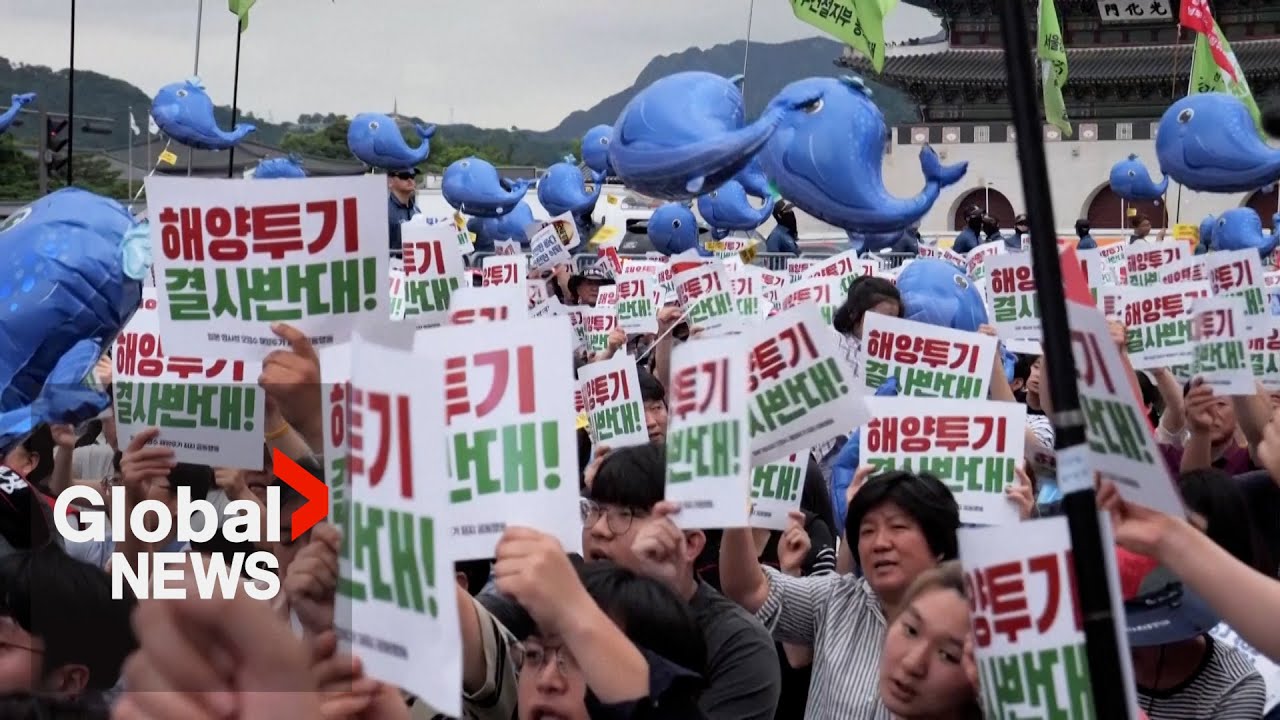 South Koreans Protest Against Japans Fukushima Water Release Plan