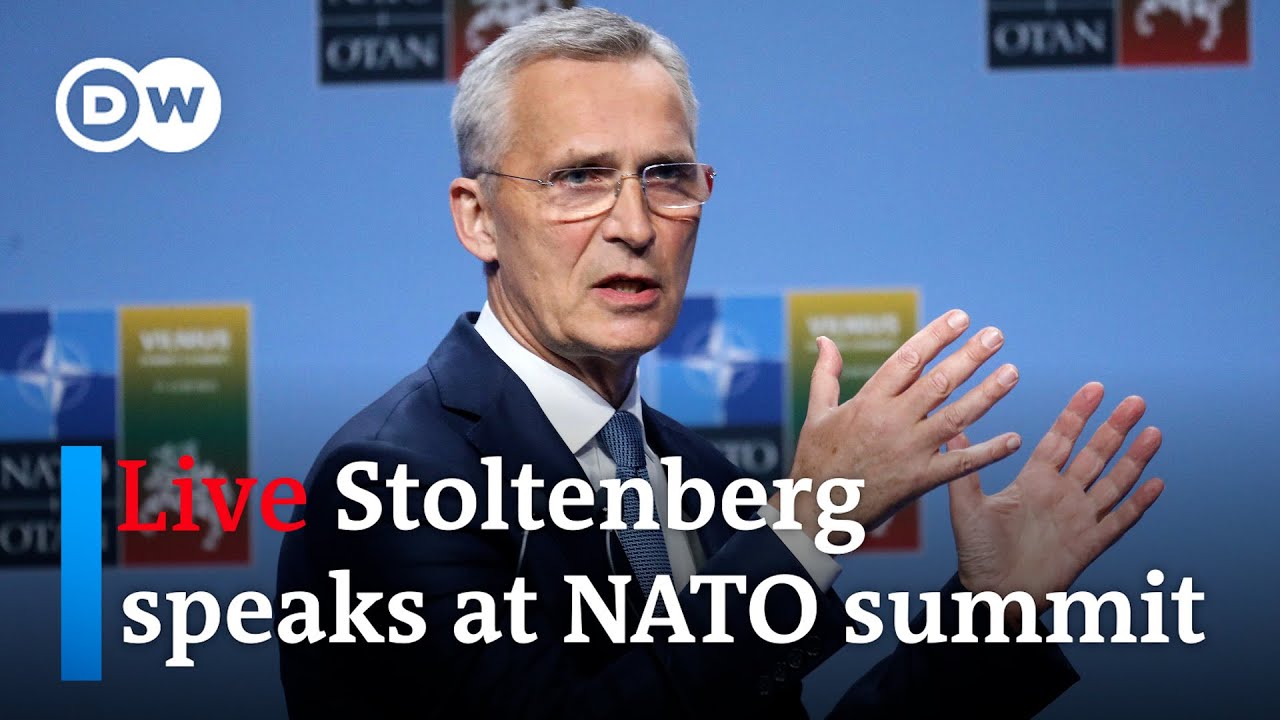 Live: NATO chief holds press conference at Vilnius summit | DW News ...