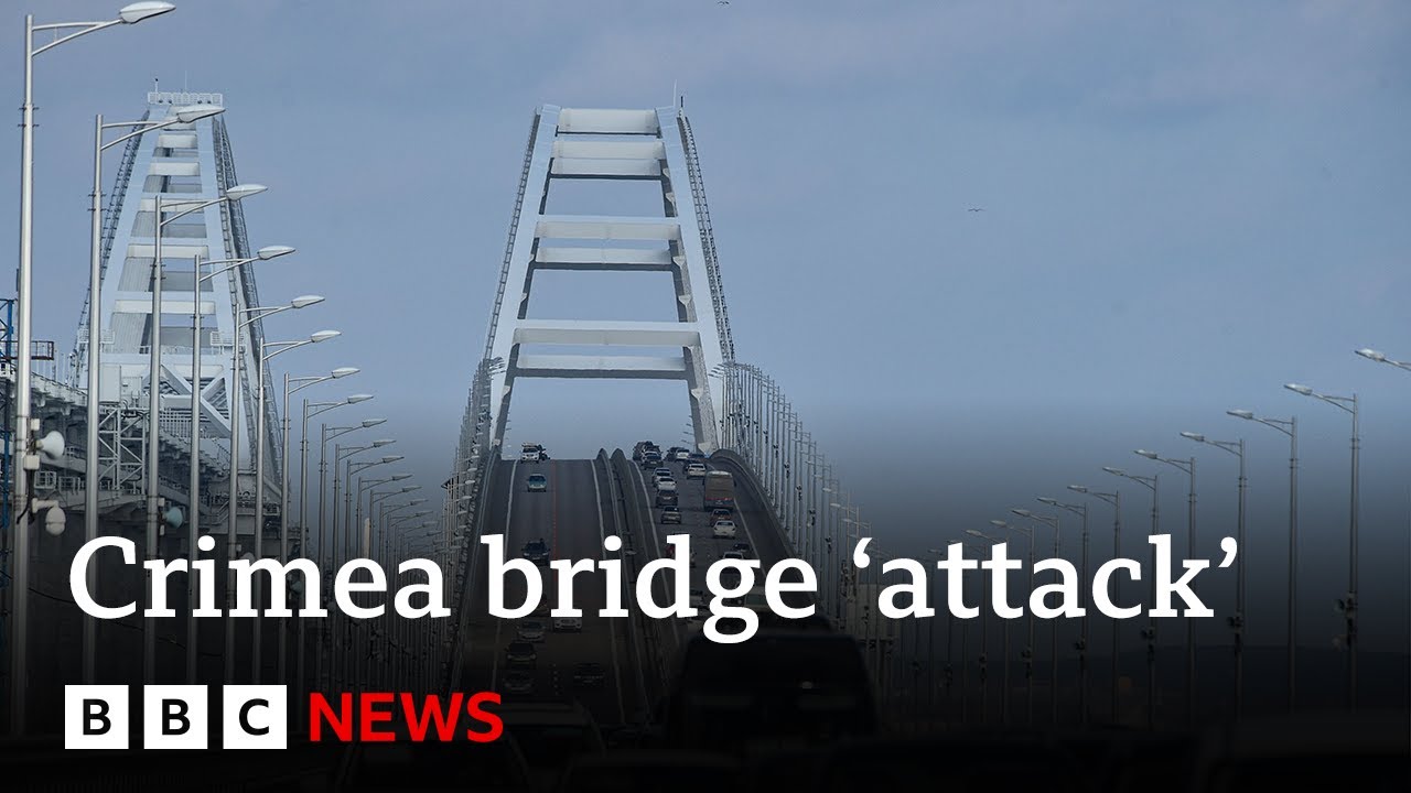 Ukraine: Two dead after 'attack' on Crimea bridge - BBC News - The ...