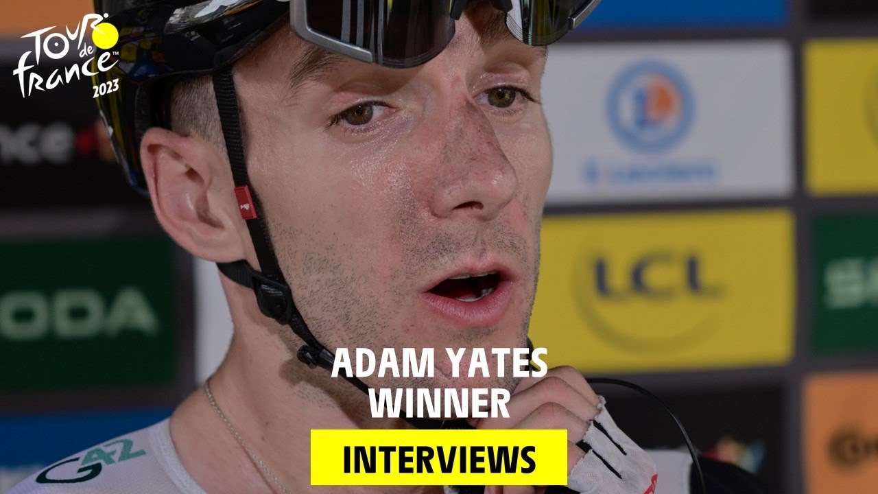 Interview : Adam Yates - Étape 1 / Stage 1 - Tour de France 2023 - The ...
