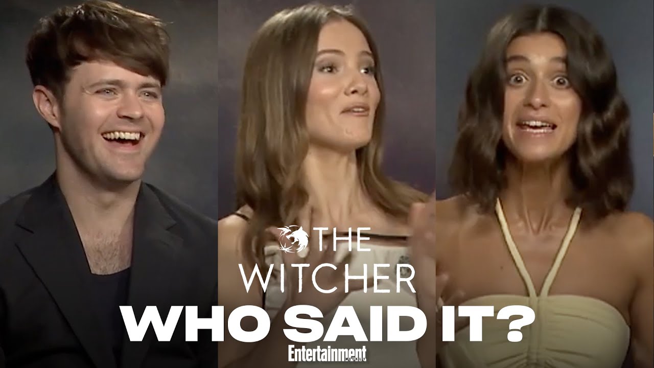 The Cast of 'The Witcher' Play "Who Said It?" | Entertainment Weekly ...