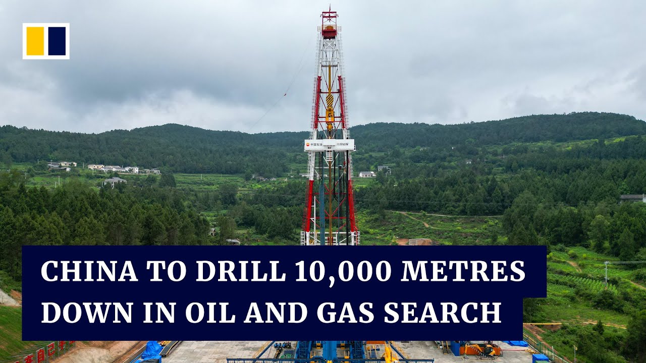 China starts drilling second 10,000-metre hole in search of oil and ...