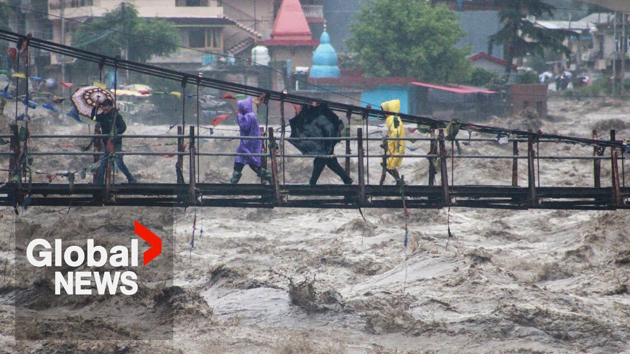 Torrential rain across northern India triggers flash floods, landslides - The Global Herald