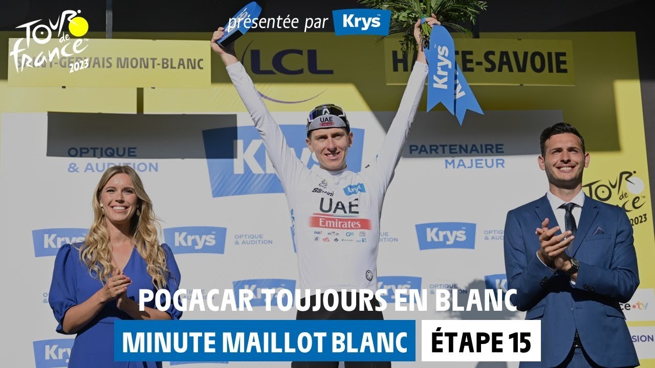Krys White Jersey Minute - Stage 15 - Tour de France 2023 - The Global ...