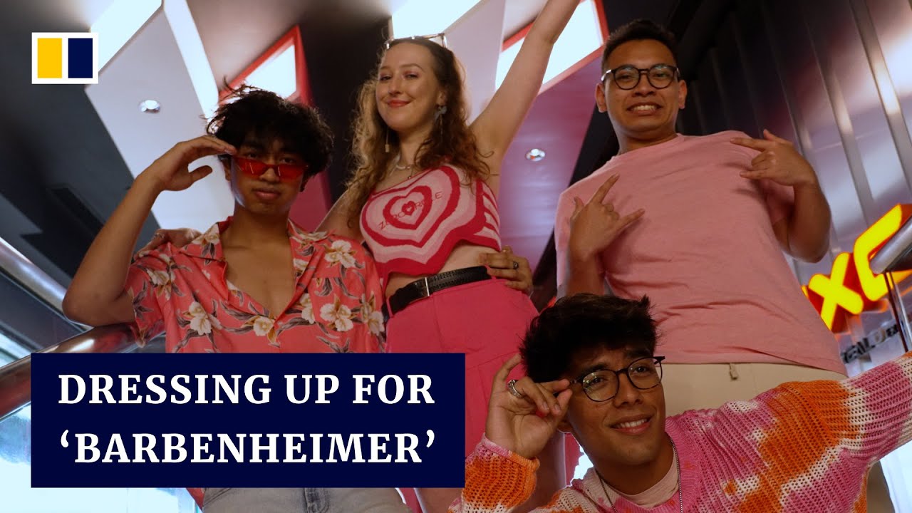 Cinema-goers dress up for 'Barbenheimer' in Hong Kong - The Global Herald