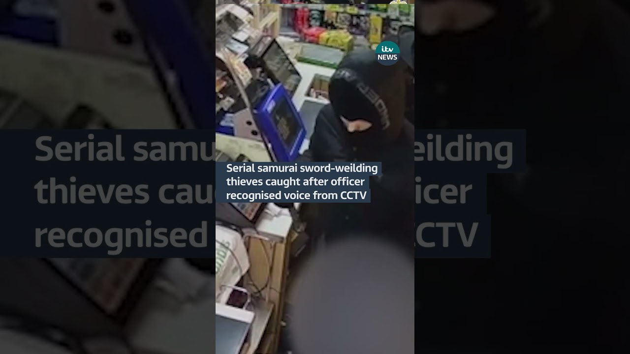 Serial samurai sword-wielding thieves caught after officer recognised ...