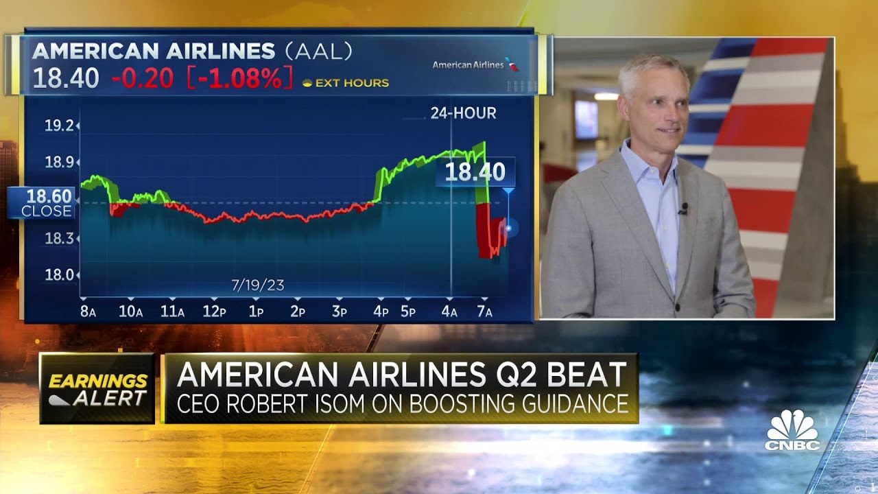 American Airlines CEO Robert Isom on travel outlook: There's clear ...