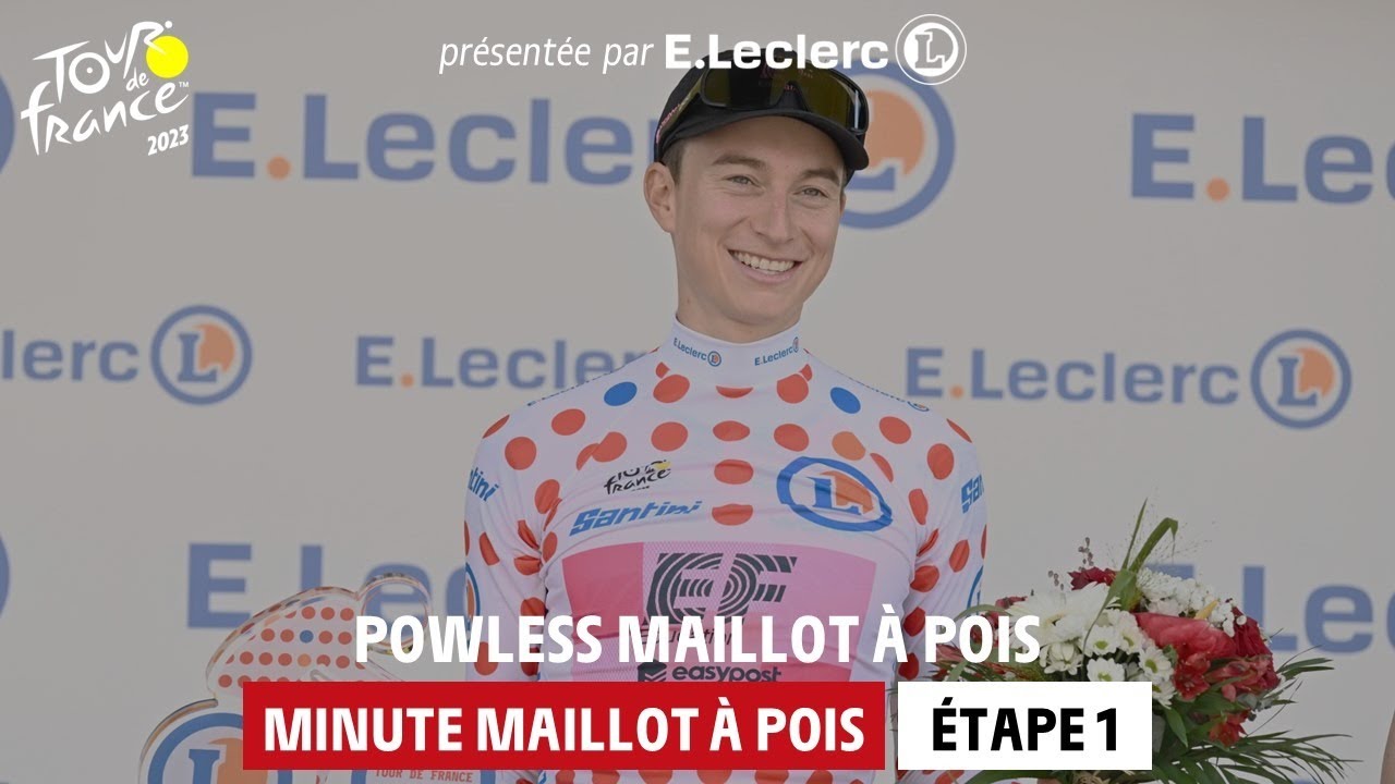 E.Leclerc Polka Dot Jersey Minute - Étape 1 / Stage 1 - Tour de France 2023 - The Global Herald