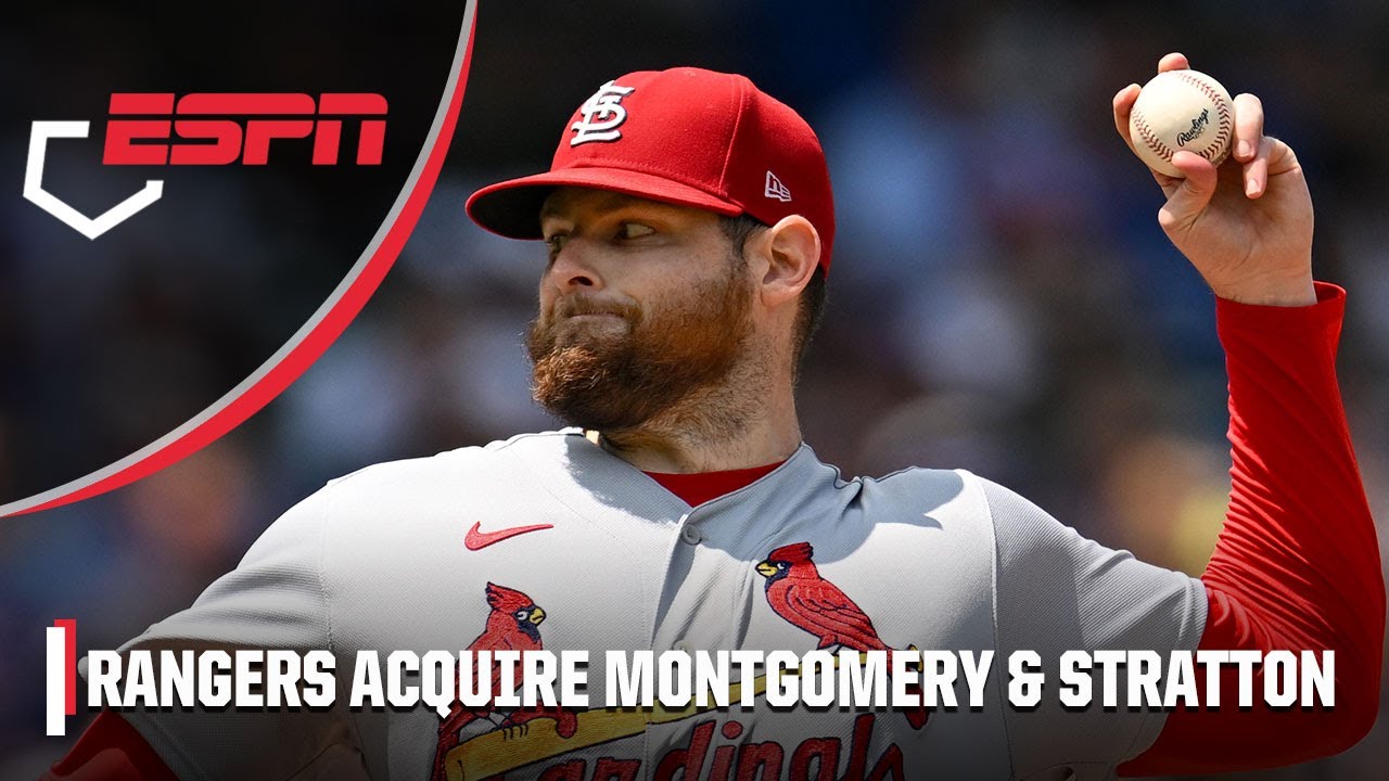Rangers & Cardinals react to Jordan Montgomery & Chris Stratton trade ...