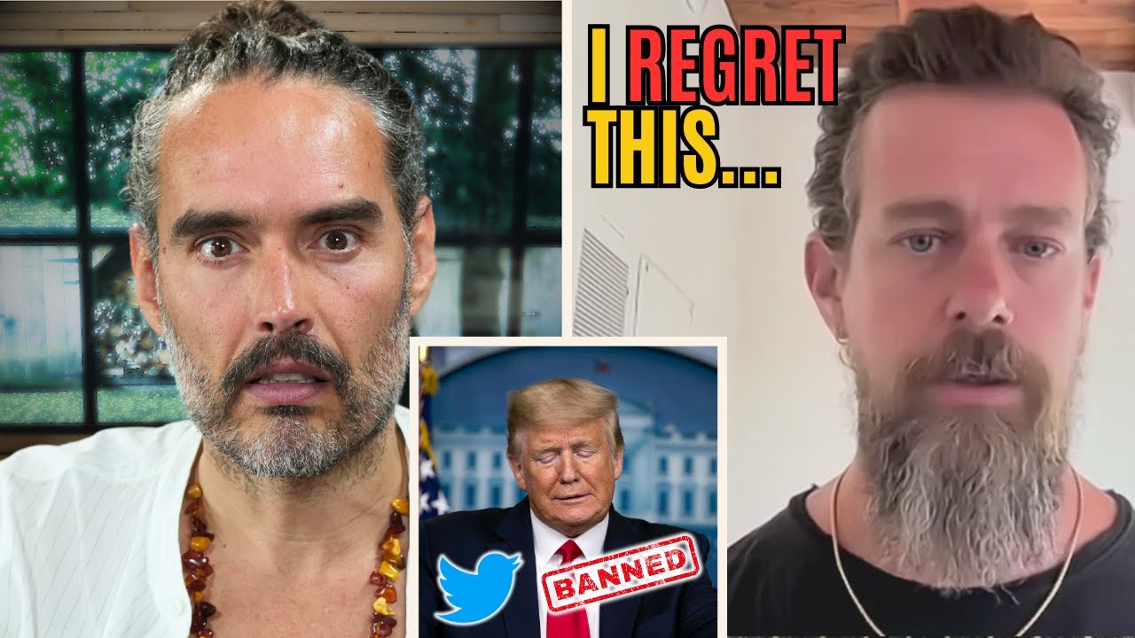 “It Was A MISTAKE To BAN Trump” Jack Dorsey OPENS UP With Russell Brand ...
