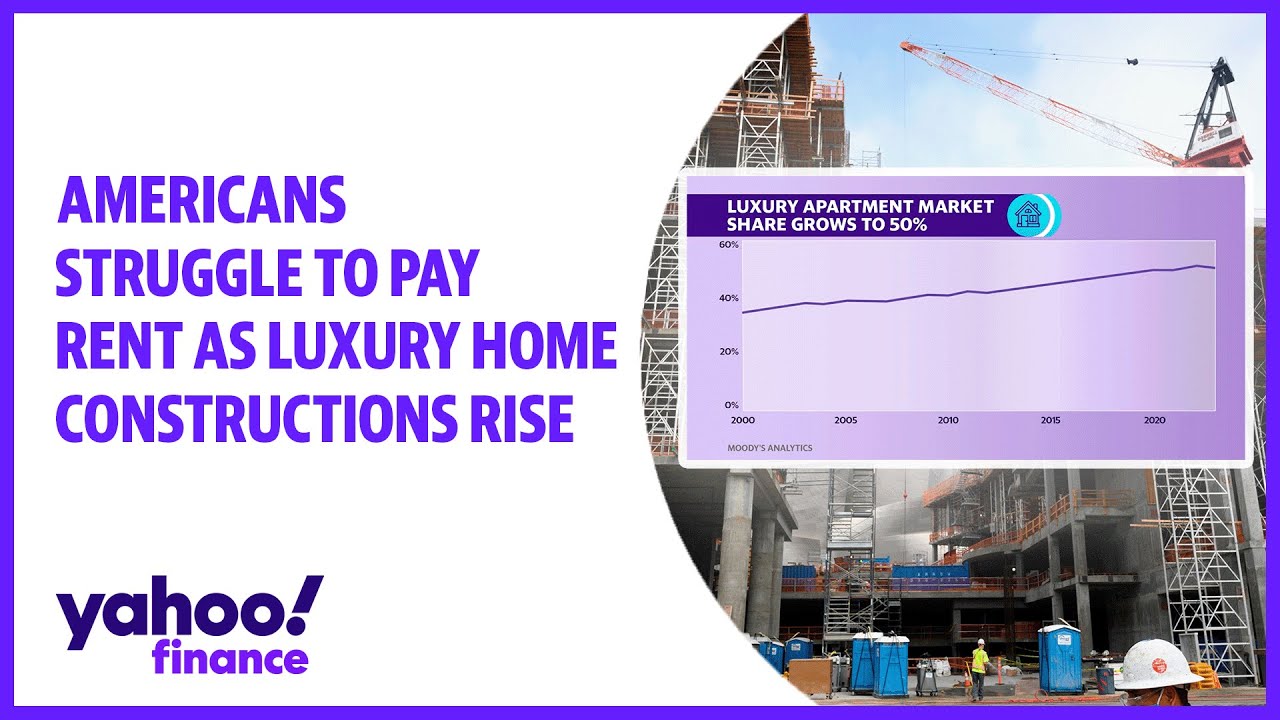 Americans struggle to pay rent as luxury home constructions rise - The ...