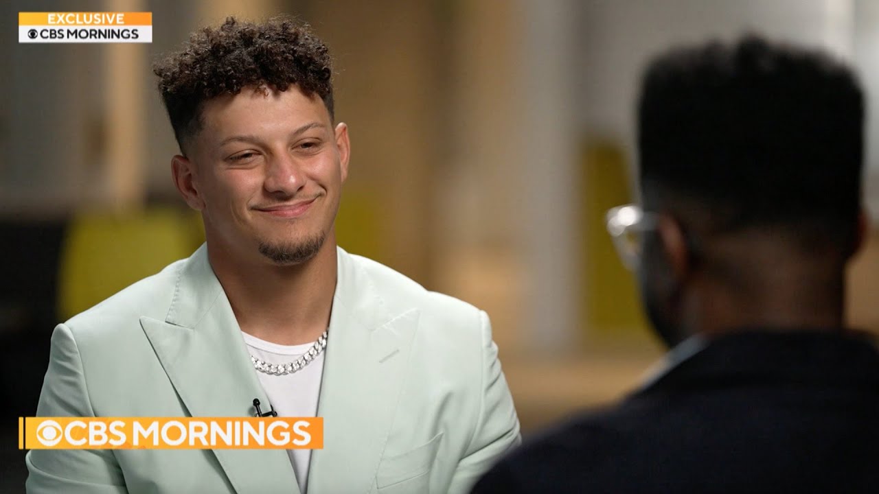 Patrick Mahomes FULL INTERVIEW with Nate Burleson | CBS Mornings - The ...