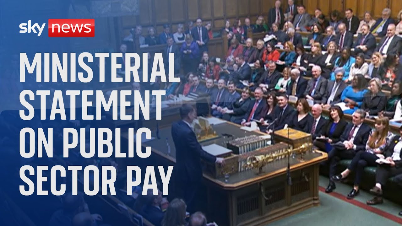 Watch live: Ministerial statement on public sector pay - The Global Herald