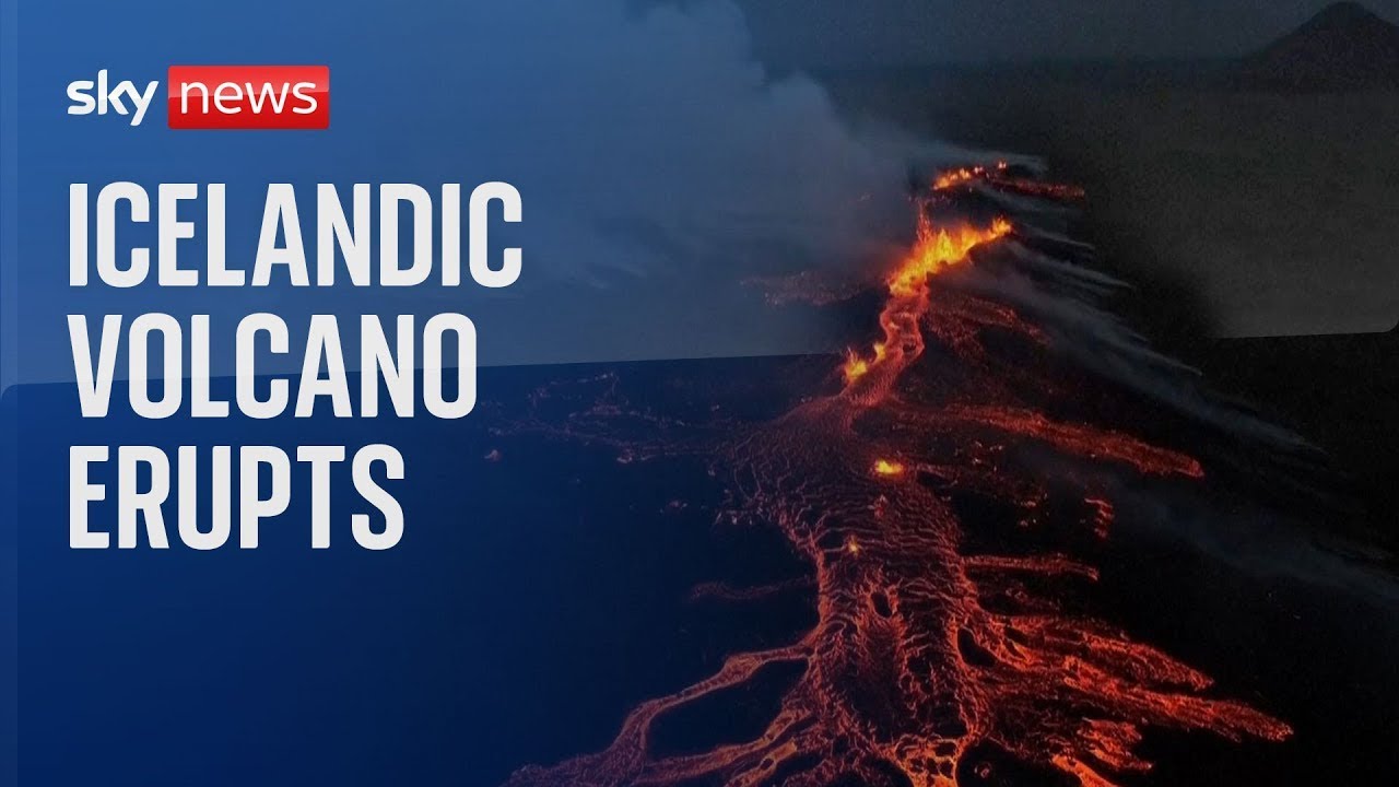 Watch live: Icelandic volcano erupts near Reykjavik - The Global Herald