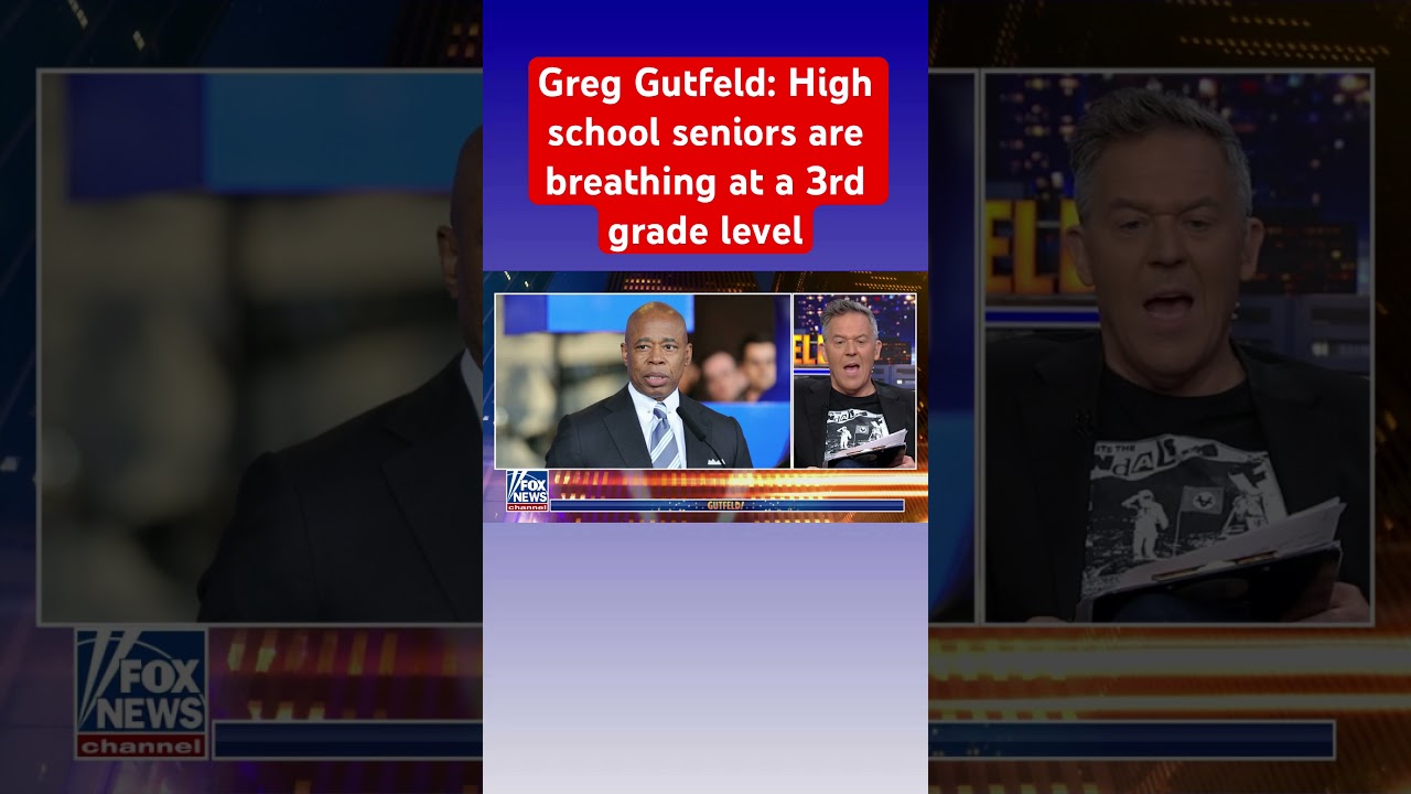 Greg Gutfeld ROASTS Eric Adams’ mindfulness exercises #shorts - The ...