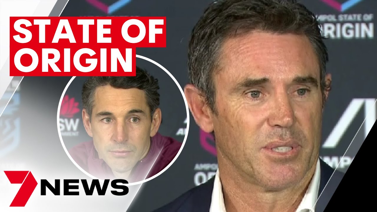 Origin coaches Brad Fittler and Billy Slater speak after 2023 State of ...
