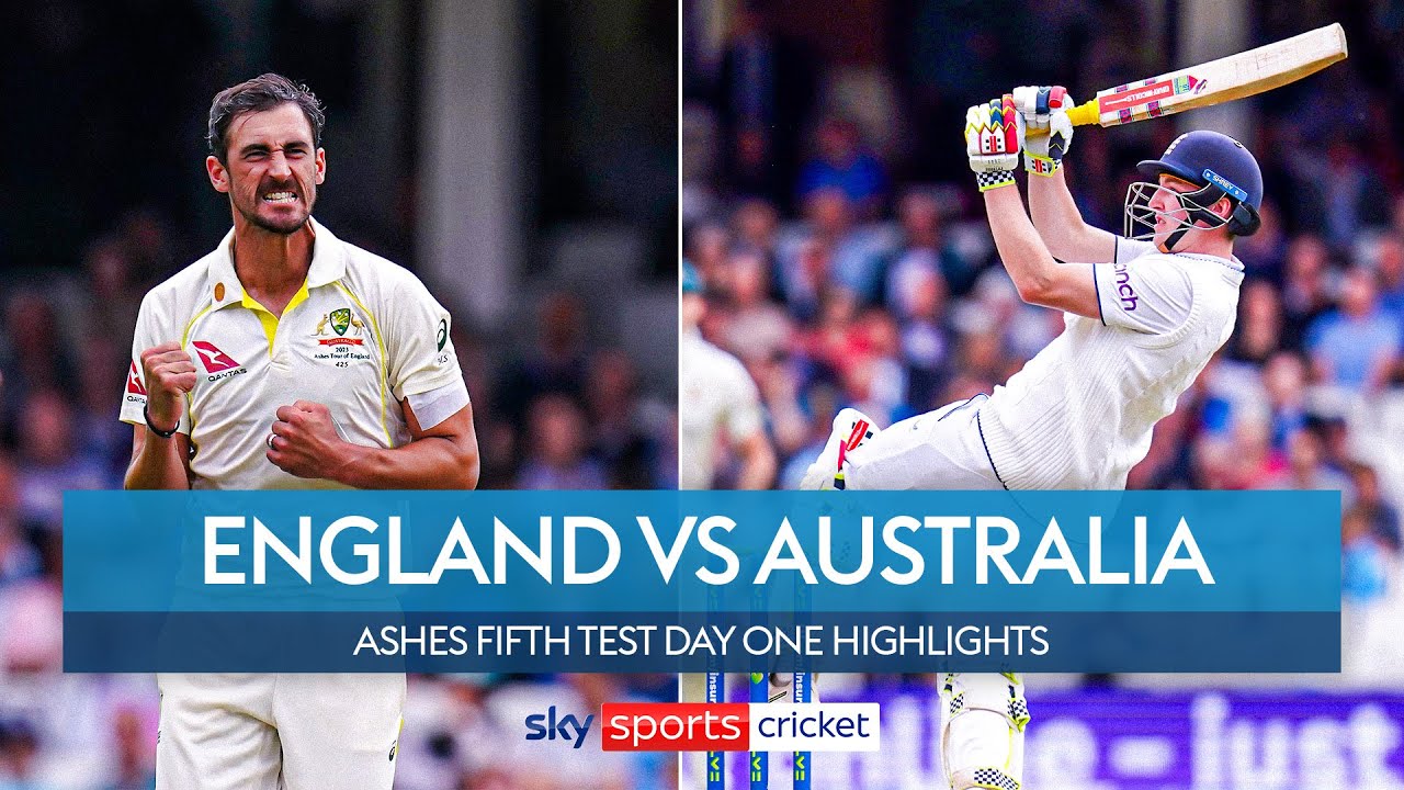 England bowled OUT by Australia's strong bowling attack ☄️ | Day one ...