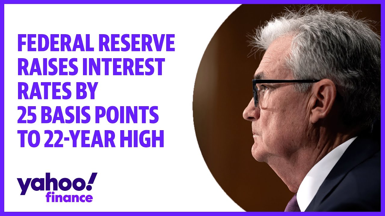 Fed raises interest rates to a 22-year high in battle against inflation ...