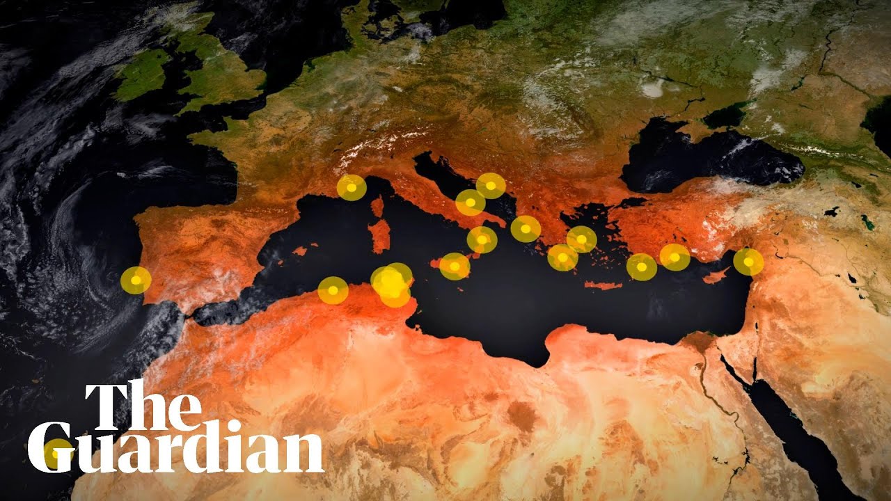 Ring of fire encircles Mediterranean amid record breaking heatwave ...