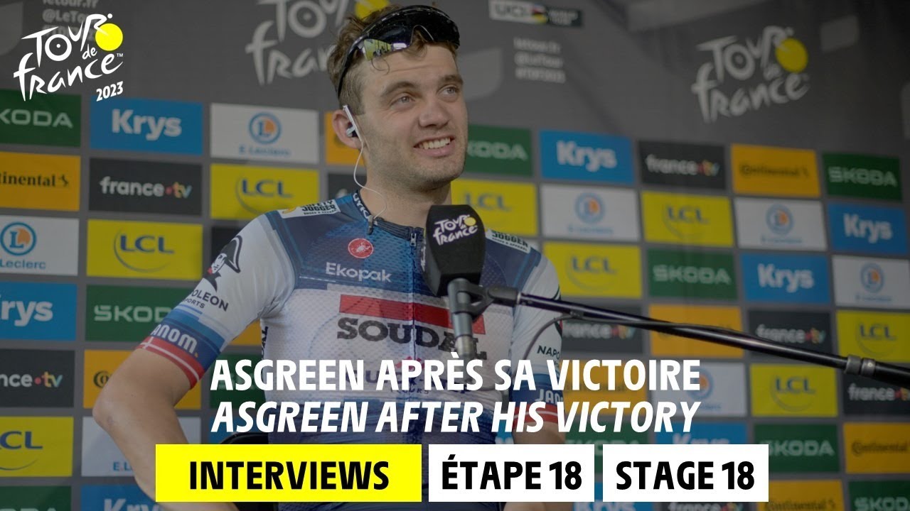 Asgreen Post-race interview - Stage 18 - Tour de France 2023 - The ...