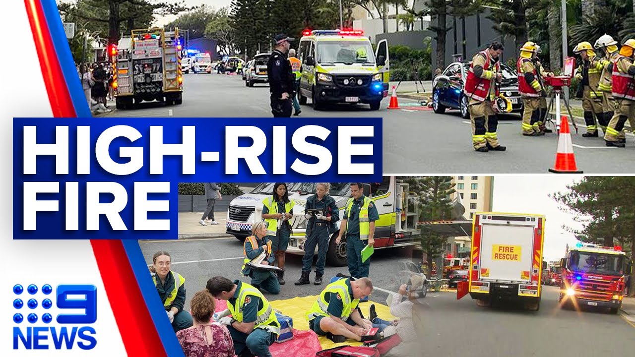 Hundreds evacuated from Q1 high-rise after fire breaks out | 9 News ...