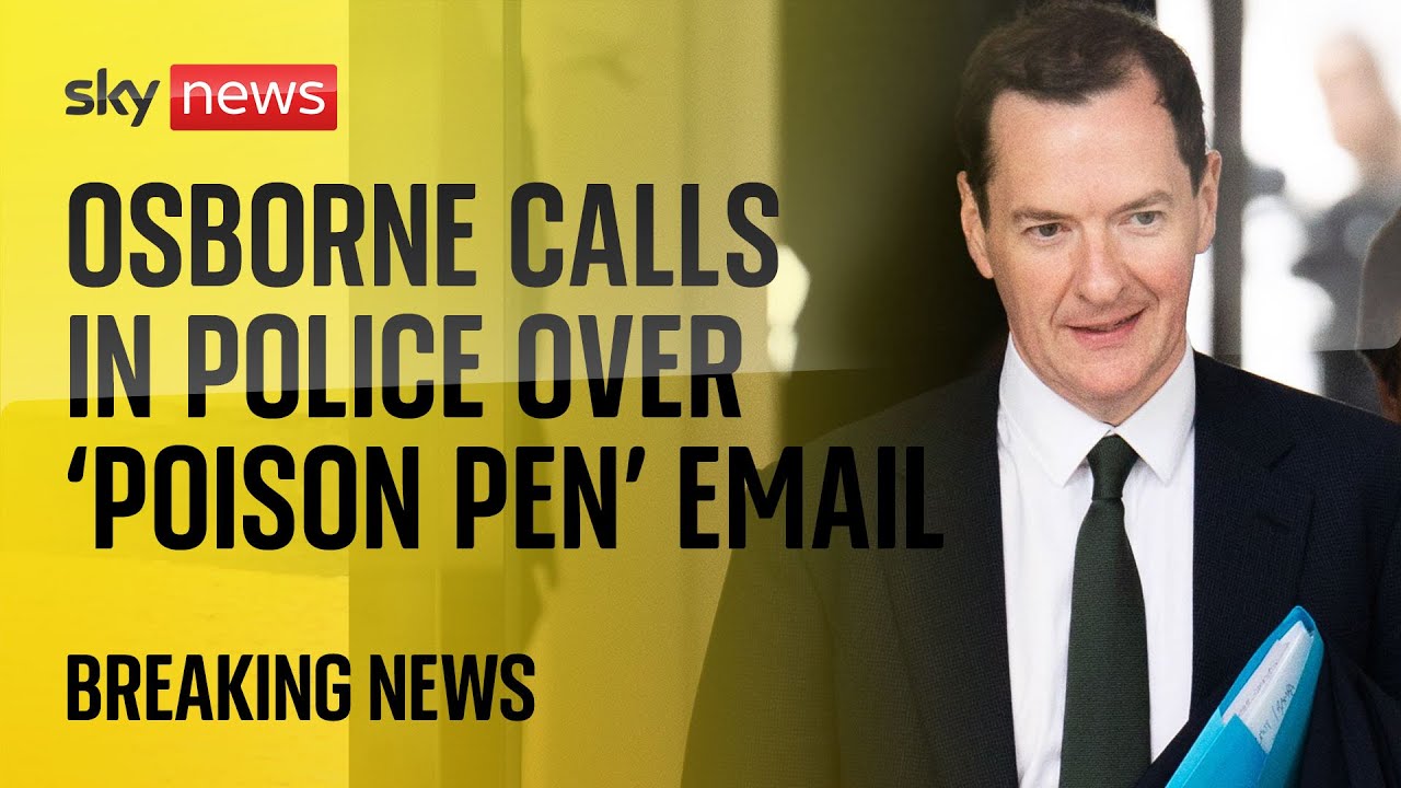 George Osborne calls in police to investigate 'poison pen' email - The ...