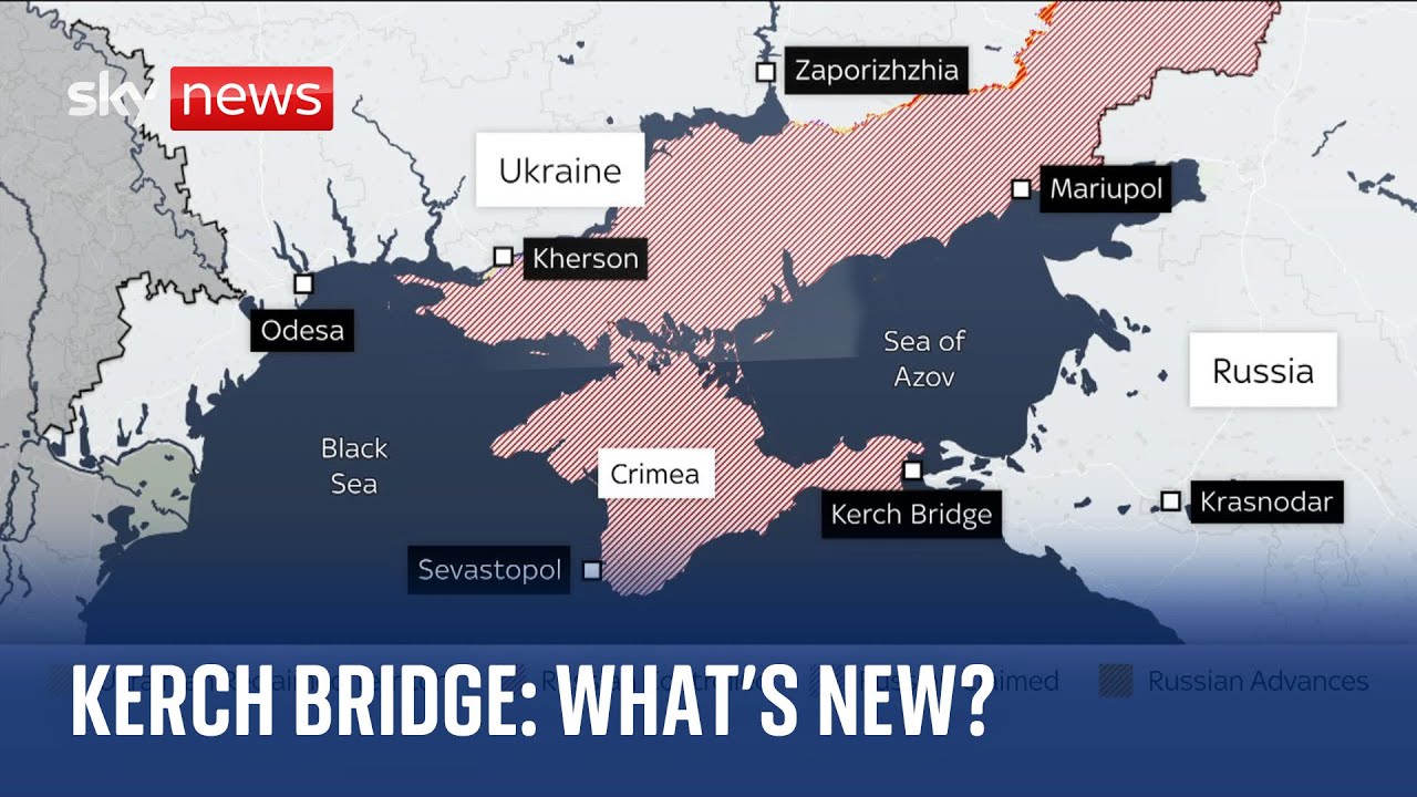 Ukraine War: What do we know about explosion on key bridge linking ...