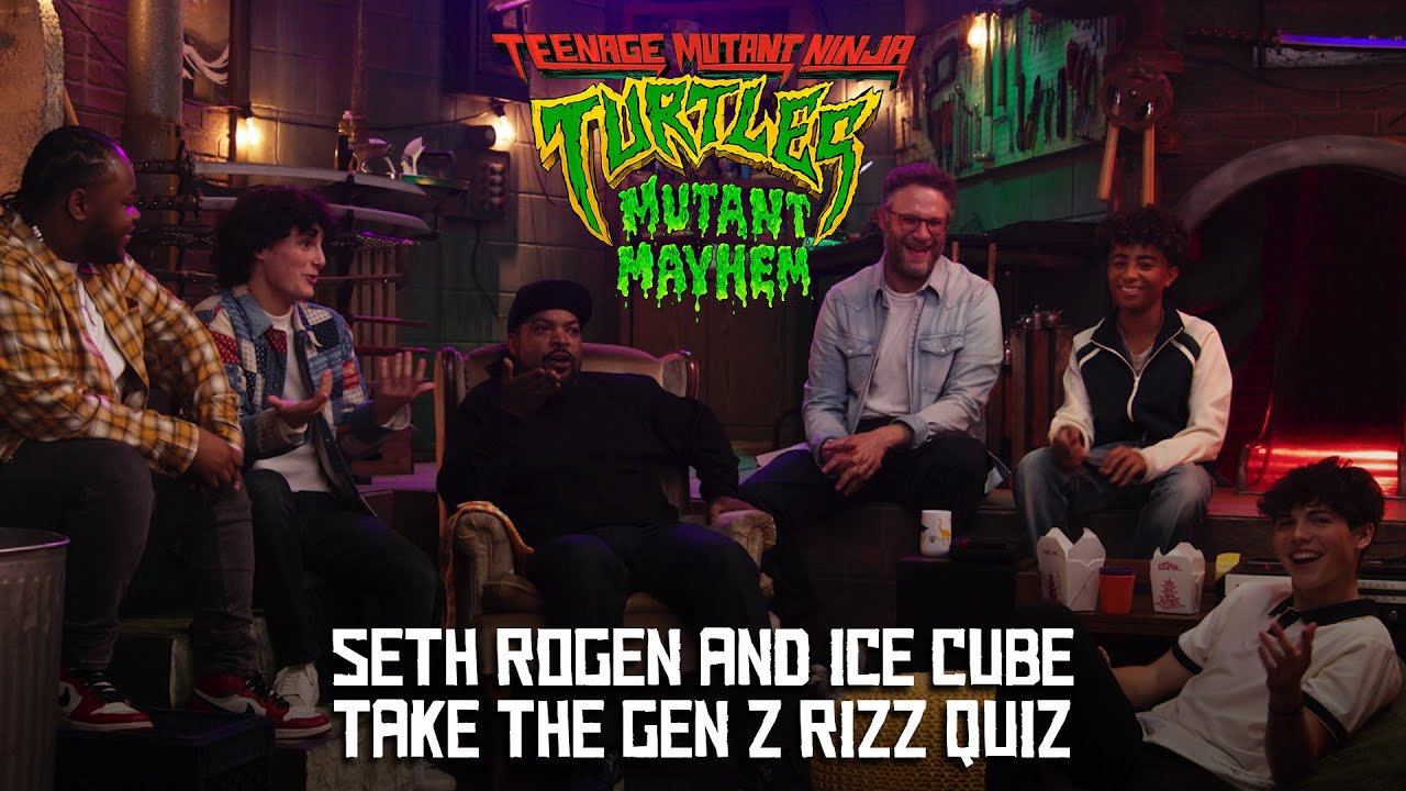 Seth Rogen and Ice Cube take the Ultimate Gen-Z Quiz | Teenage Mutant ...