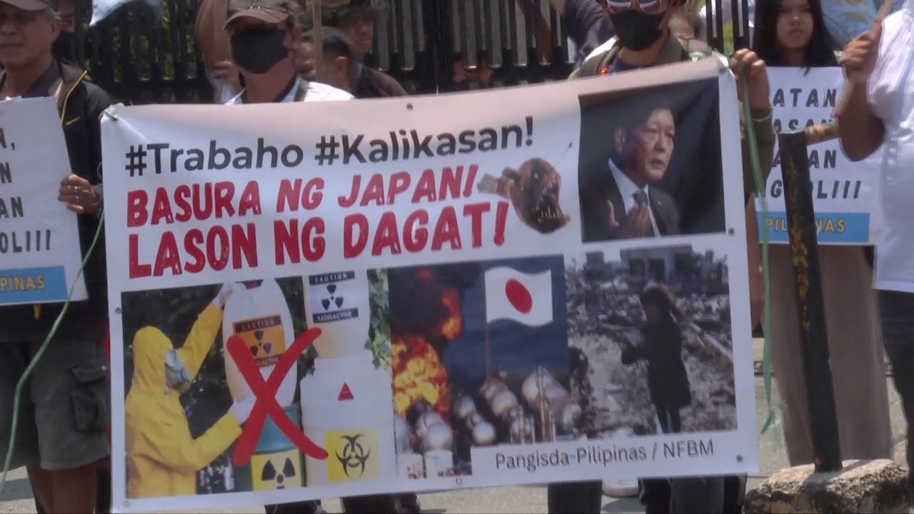 Protesters in Philippines slam Japan's nuclear wastewater discharge ...
