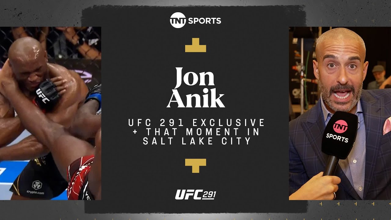 Jon Anik #UFC291 exclusive PLUS that iconic commentary of Leon Edwards ...