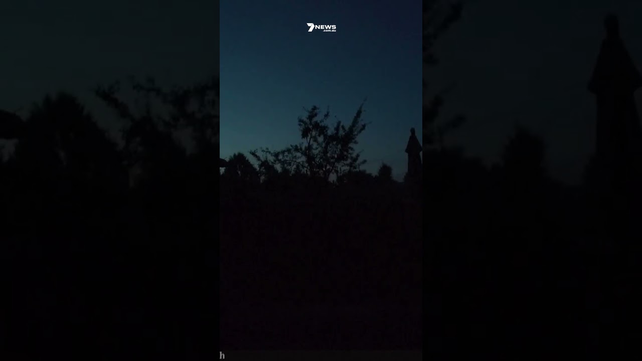 Dashcam captures moment meteor falls from sky in Belgium | 7NEWS - The ...