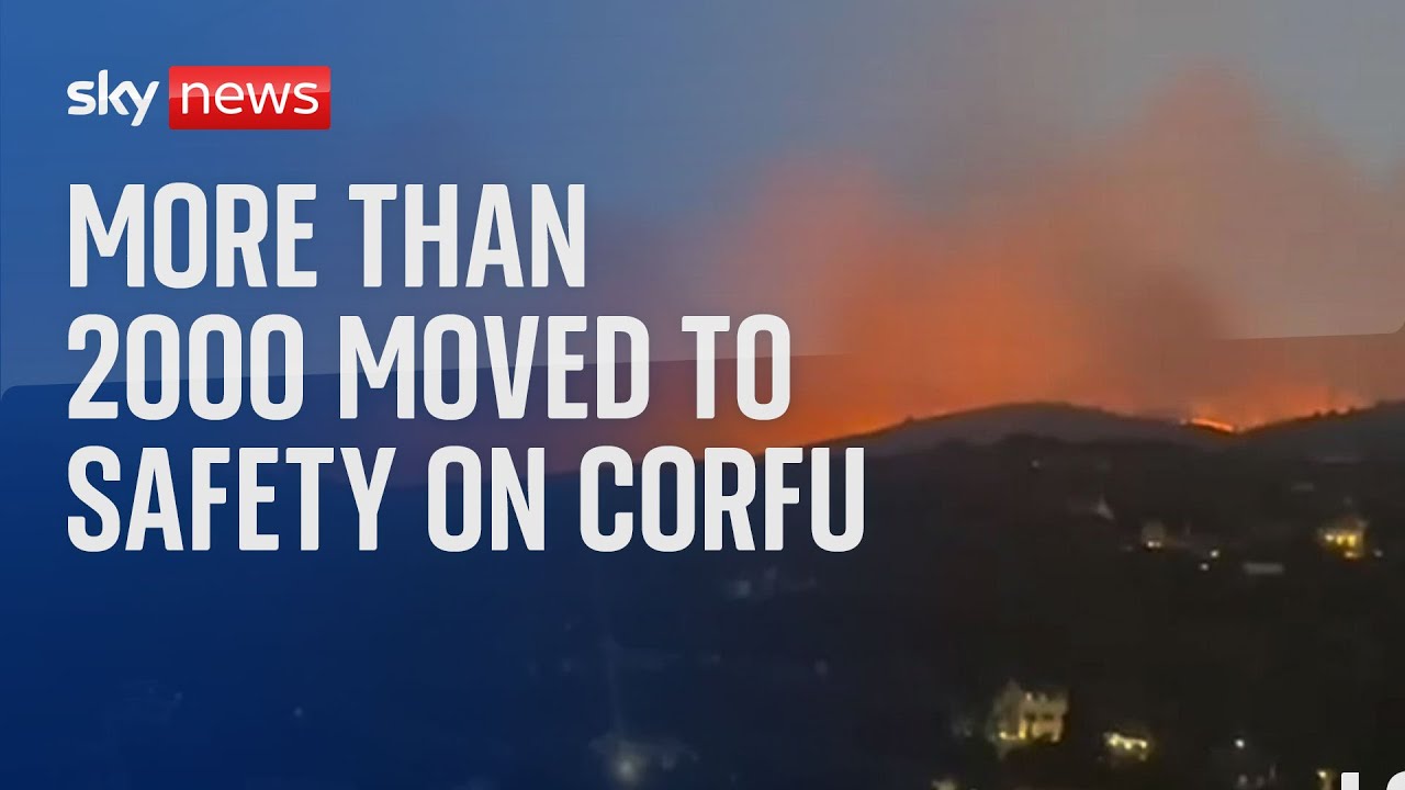 Wildfires: Rescue operation on Corfu - The Global Herald