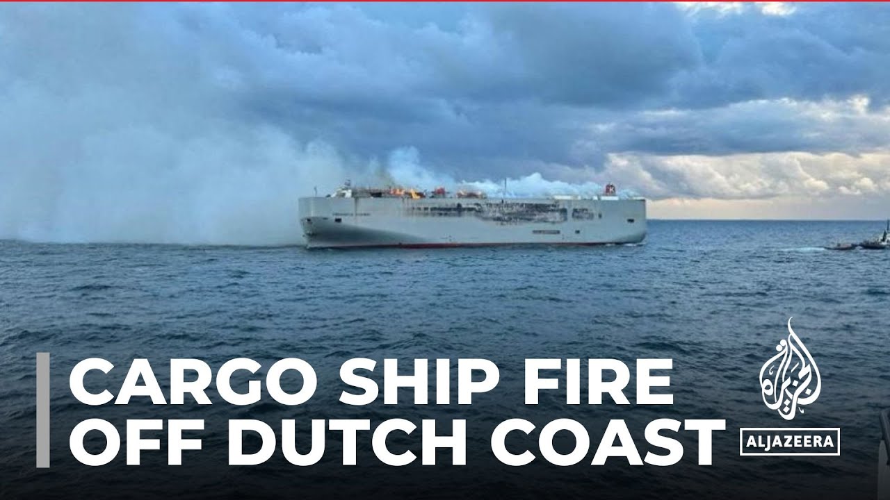 Fremantle Highway: Cargo ship fire kills one crew member off Dutch ...