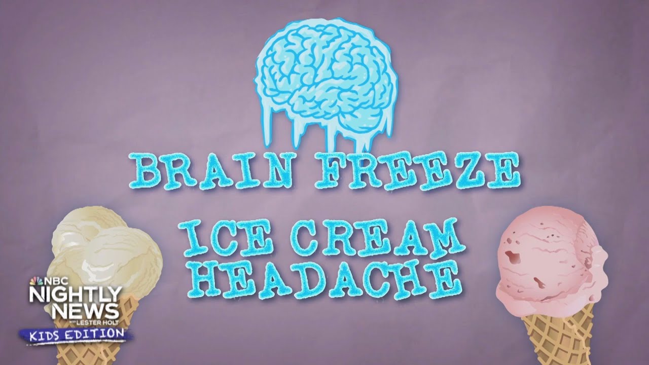 We explain the science behind a brain freeze | Nightly News: Kids ...