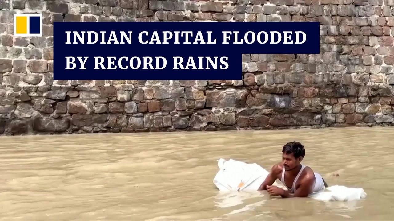 Parts of northern India submerged as record rainfall brings deadly floods - The Global Herald