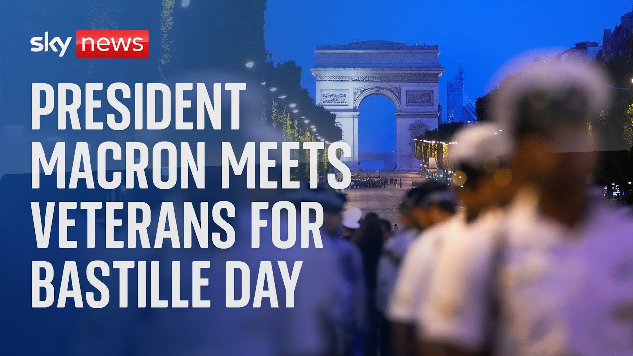 Watch live: President Emmanuel Macron meets veterans in Paris ahead of ...
