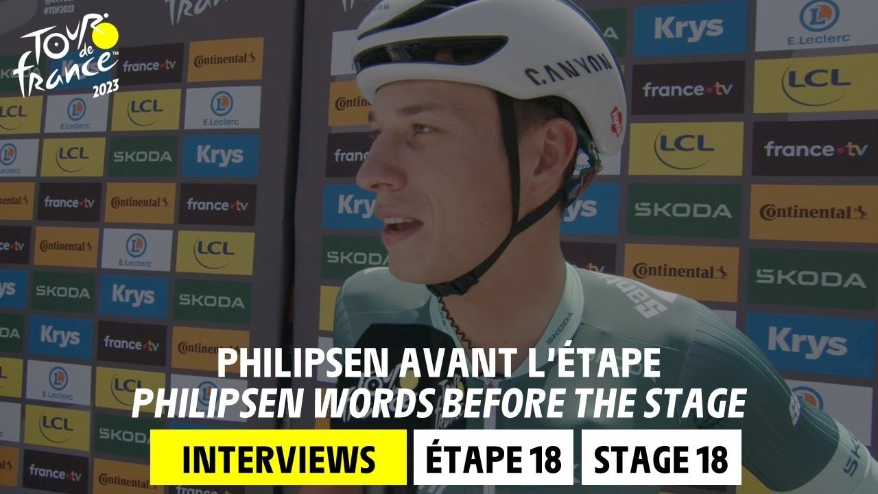Philipsen Pre-race interview - Stage 18 - Tour de France 2023 - The ...