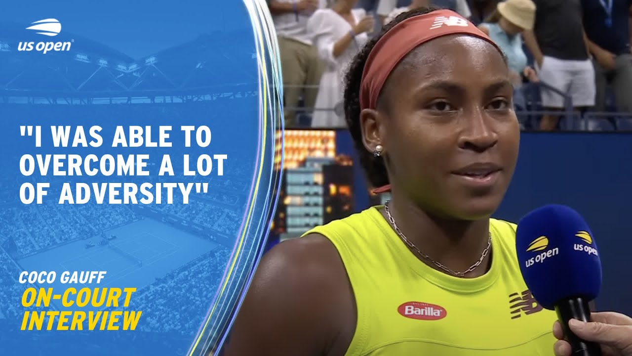 Coco Gauff On-Court Interview | 2023 US Open Round 1 - The Global Herald