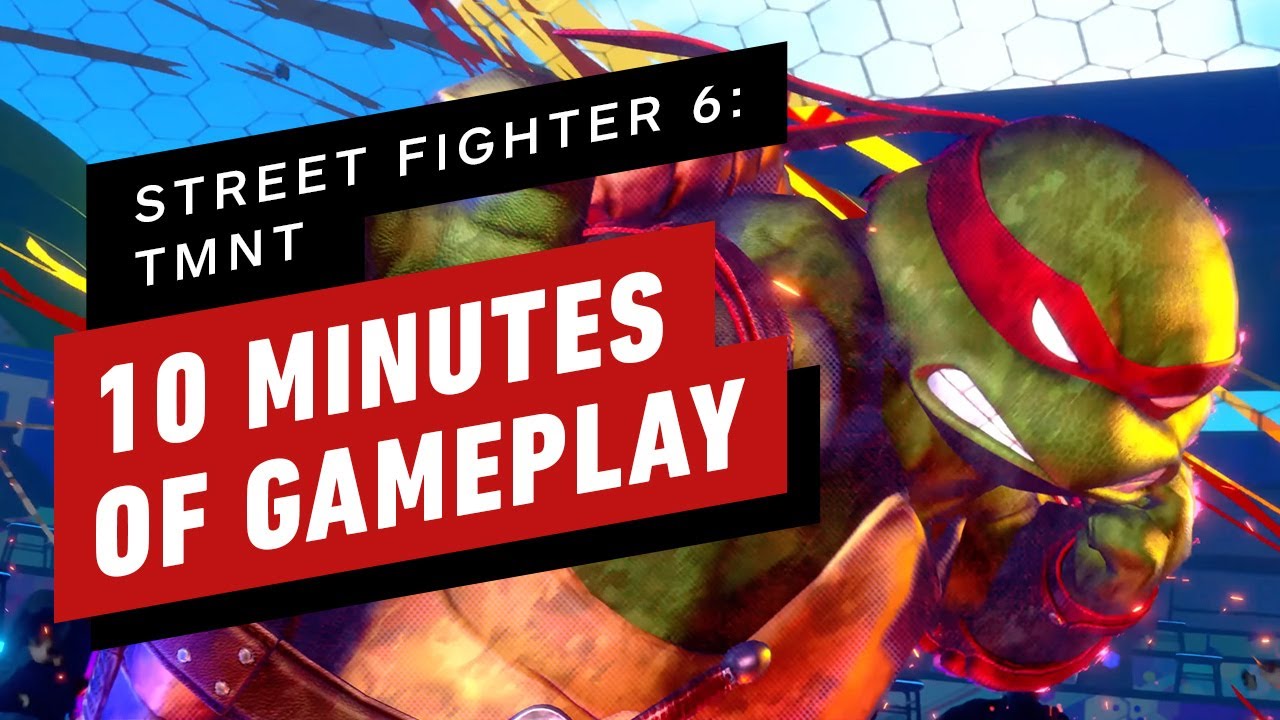 10 Minutes of Street Fighter 6: Teenage Mutant Ninja Turtles Gameplay ...