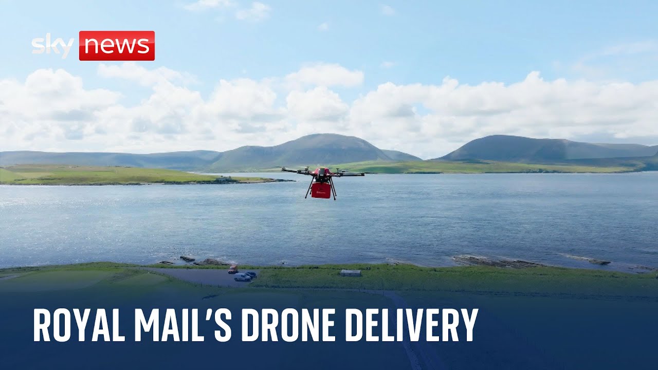 First UK drone delivery service launches on remote Scottish islands ...