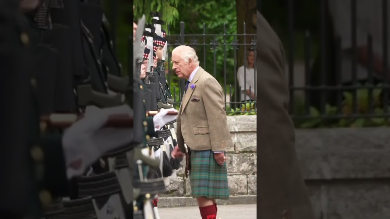 King Charles was welcomed to Balmoral Castle by a guard of honour - The ...