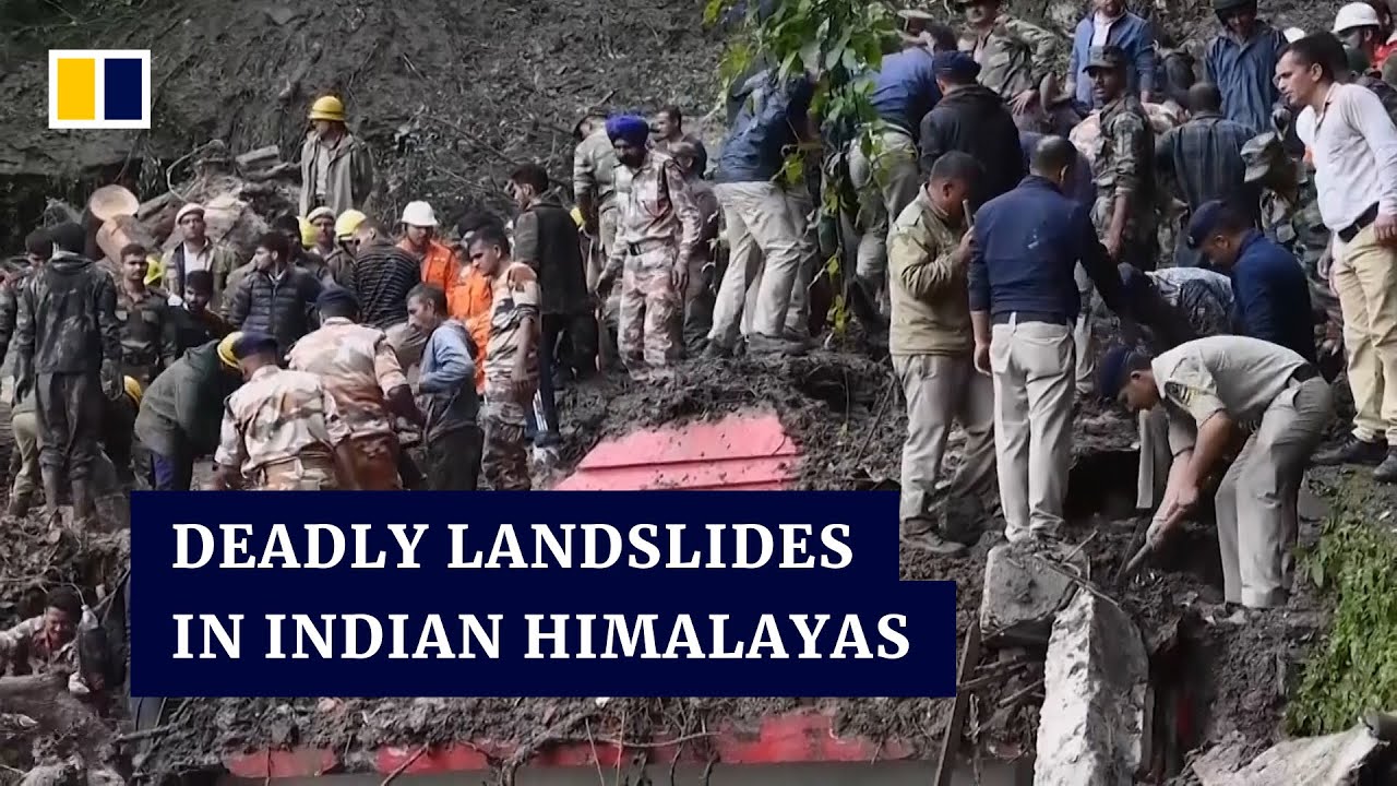 Dozens killed after heavy rains trigger landslides in Indian Himalayas ...