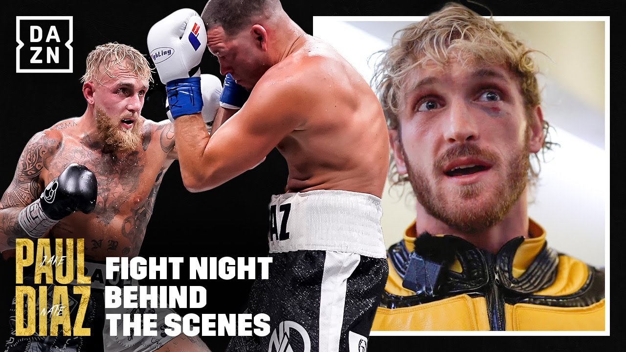 Jake Paul vs Nate Diaz | Behind The Scenes on Fight Night - The Global ...