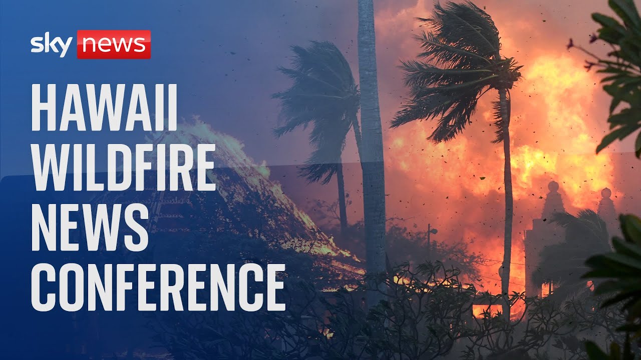 Watch live: Hawaiian leaders provide an update on deadly wildfire ...