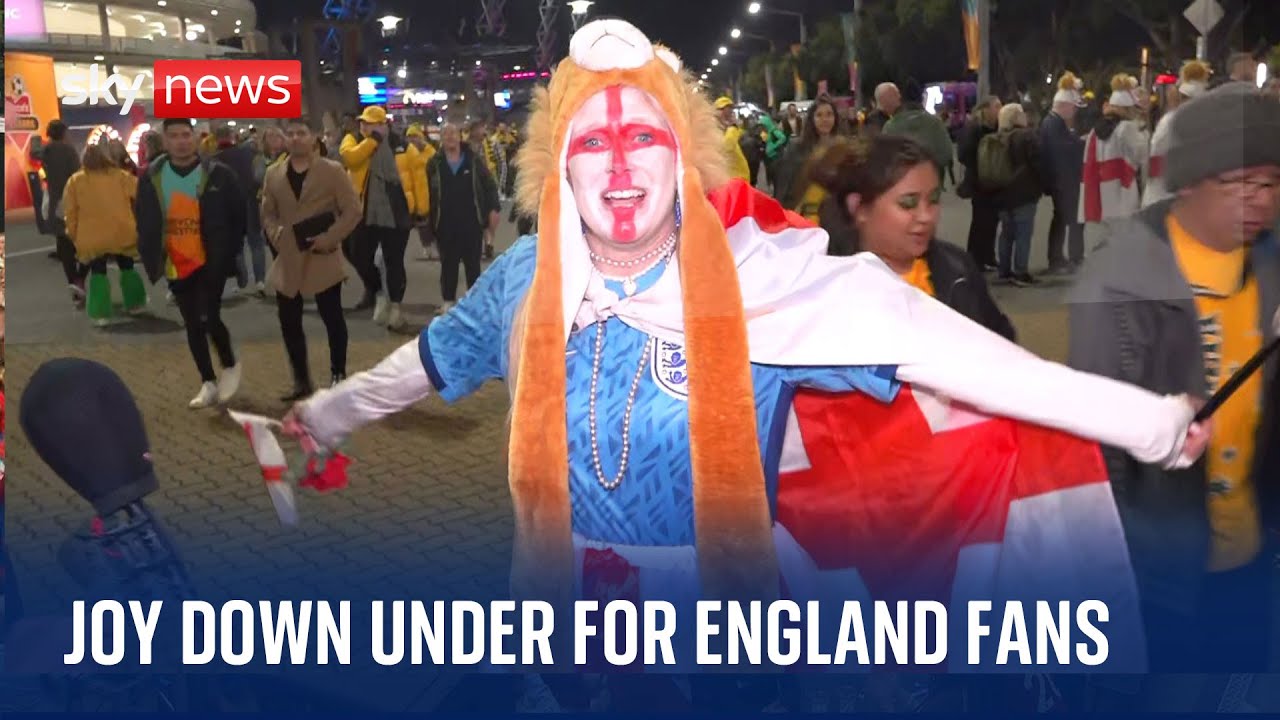 Women's World Cup: England fans celebrate in Sydney - The Global Herald